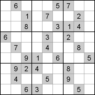 SUDOKU #11086 Mittel