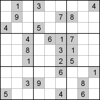 סודוקו #13280 קשה