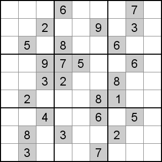 Sudoku #5999 Vanskelig